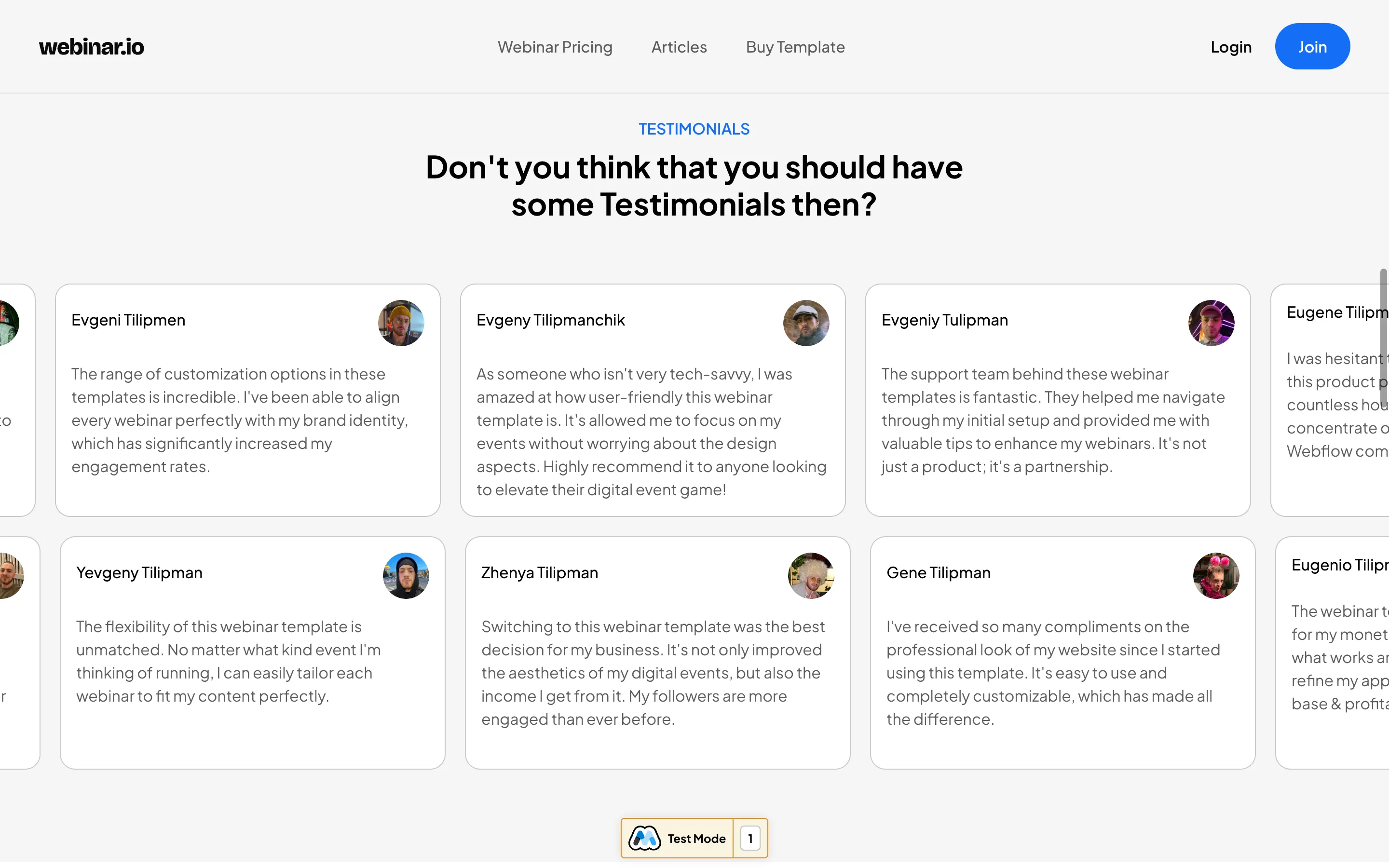 Webinar Template Webflow Templates Memberstack Memberstack